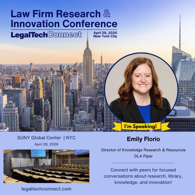 Law Firm Research & Innovation Conference on April 28, 2026, at the ...